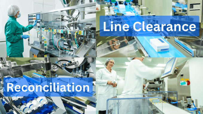 Line clearance procedure and reconciliation in ...