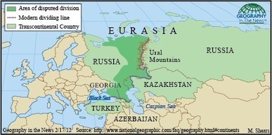 Geography in the News: Eurasia’s Boundaries – GEOGRAPHY EDUCATION