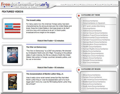 The Best Free Documentary Websites | Educational Technology and Mobile ...