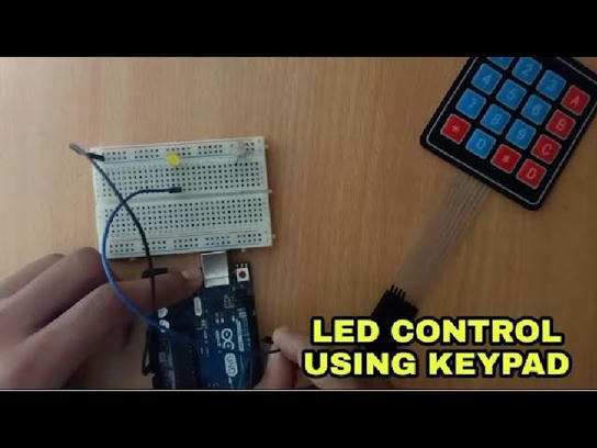 How To Controll A Led Using Keypad Using Arduin...