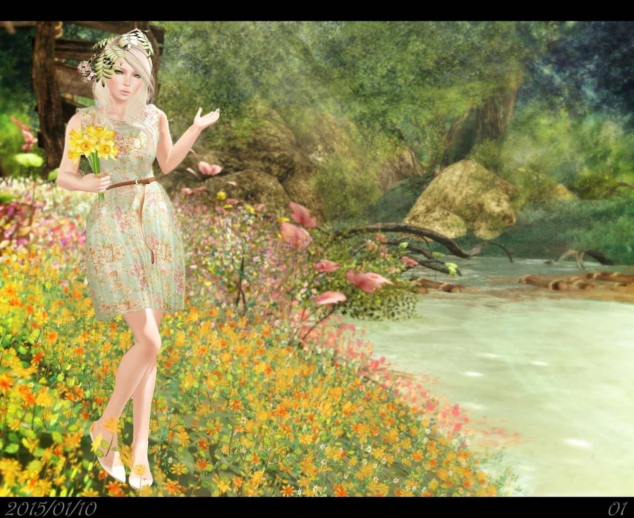 #10/2015 – A dream of spring | Second Life Fashion Addict
