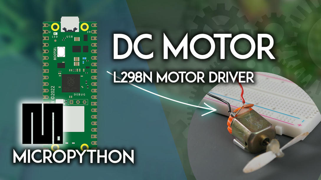 Raspberry Pi Pico DC Motor L298N Motor Driver