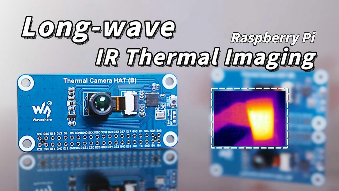 Long-wave IR Thermal Imaging Camera HAT for Ras...