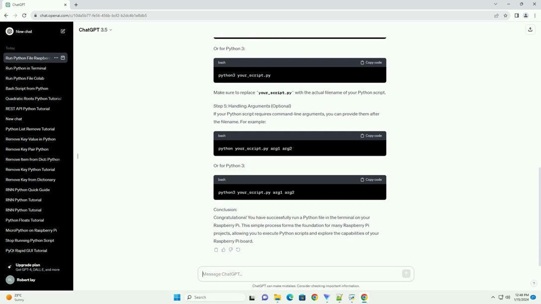 run a python file in terminal raspberry pi | Ra...