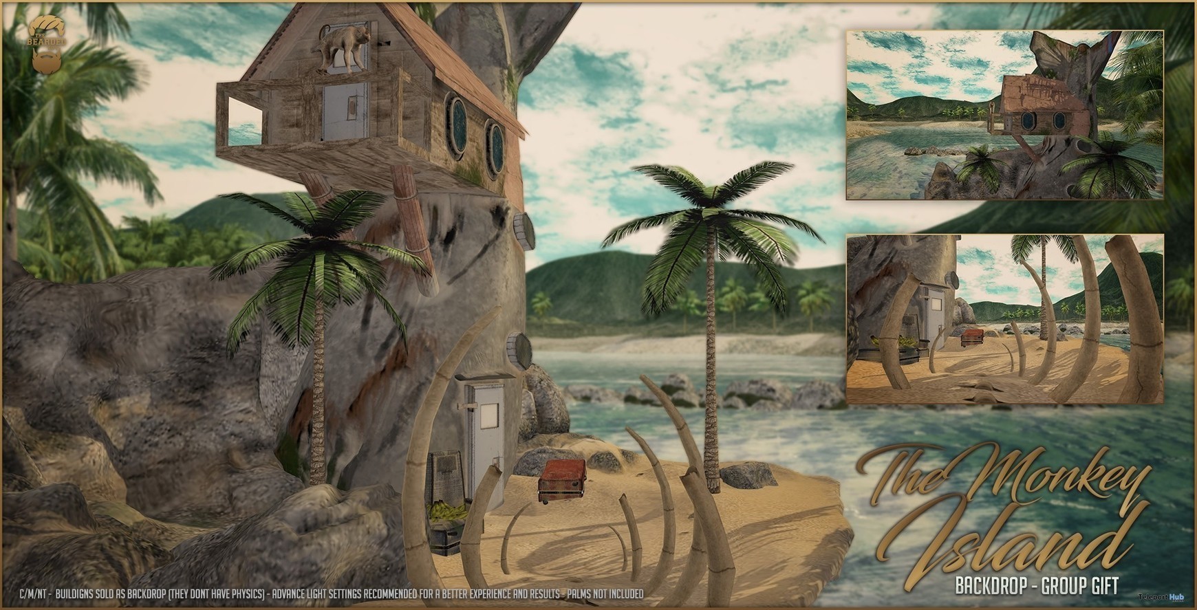 The Monkey Island Backdrop January 2019 Group G...