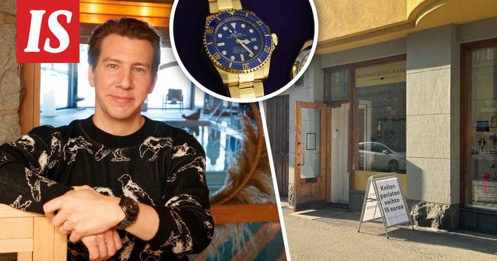 Aku Hirviniemi avasi uuden kelloliikkeen Helsin...