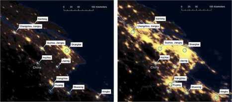 Dynamics and spatial distribution of global nig...