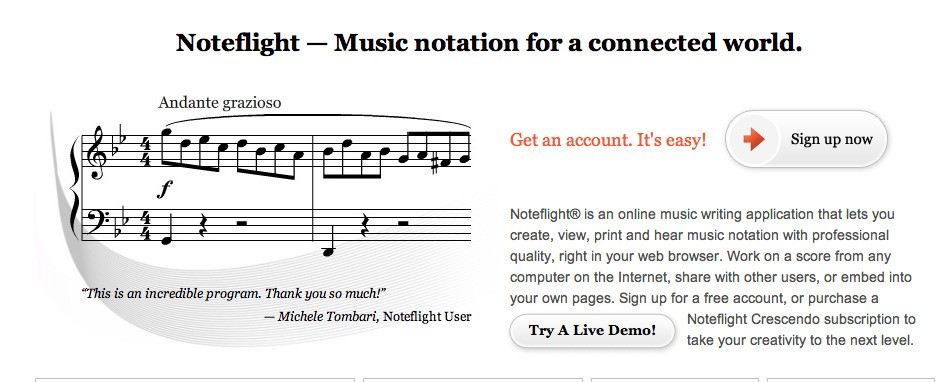 Noteflight - Online Music Notation Software | D...