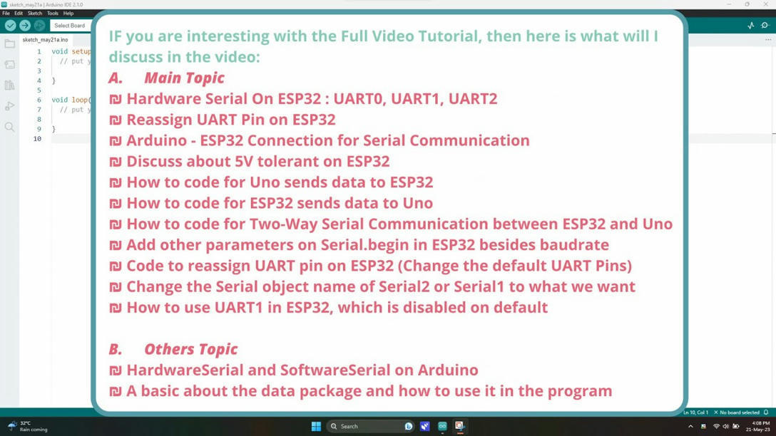Arduino and ESP32 Serial Communication | Raspbe...