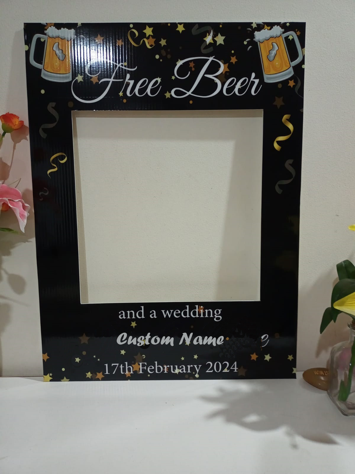 Bucks Party Selfie Frames | Creative Signage &a...
