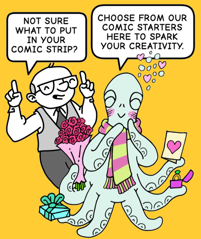 Comic Strip Starters | MakeBeliefxComix.com | T...
