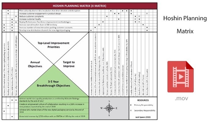 Hoshin planning x matrix - get full visibility ...