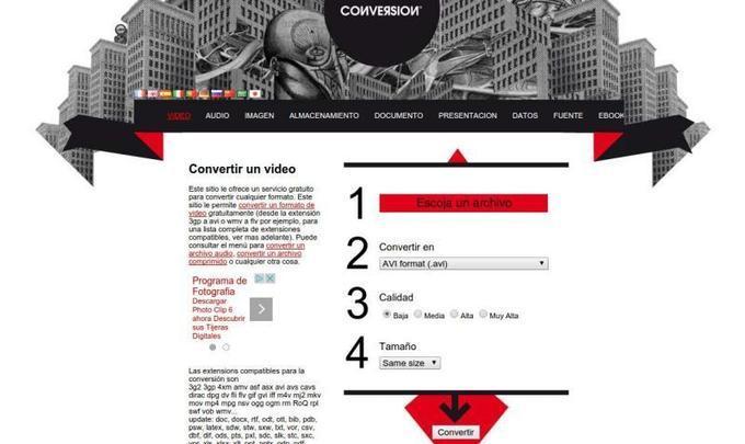 El convertidor: conversiones online y gratis para todo tipo de archivos ...