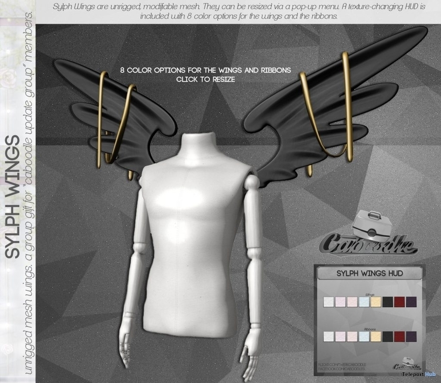 Sylph Wings March 2018 Group Gift by Caboodle