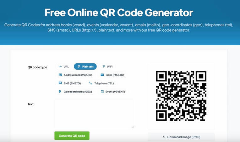 Generador online de códigos QR fá...