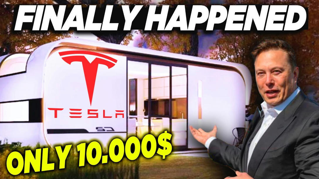THE NEW TESLA HOUSE BY ELON MUSK | Only $10.000...