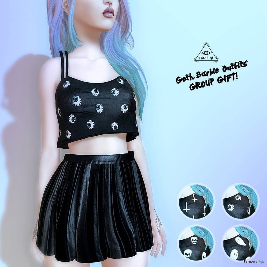 Goth Barbie Outfit Group Gift by Third Eye | Te...