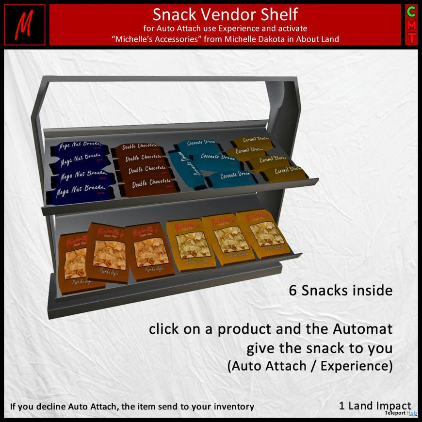 Snack Vendor Shelf February 2024 Gift by Michel...