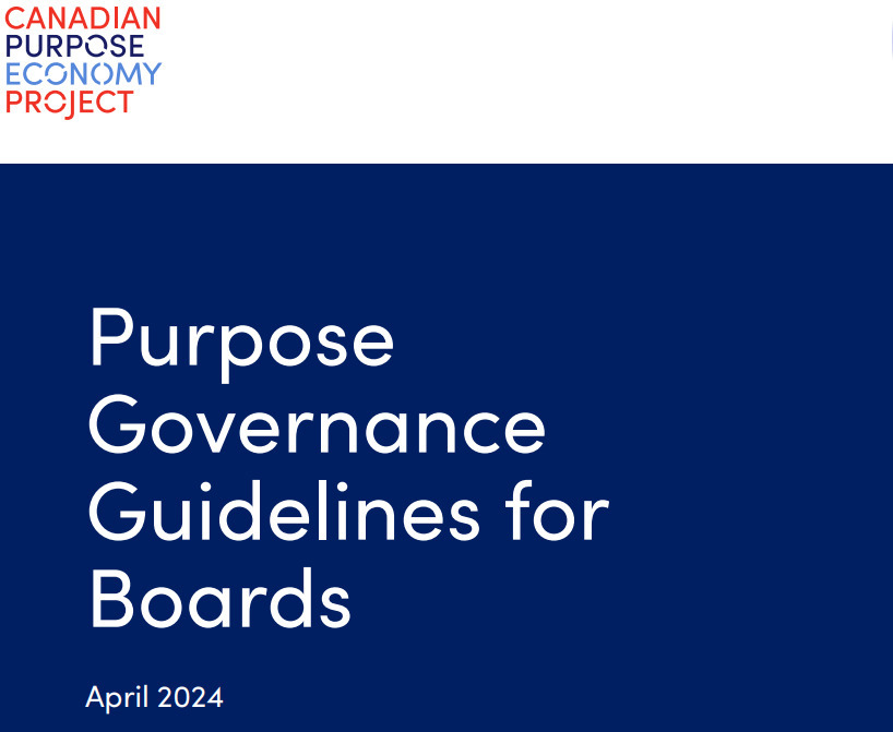 Purpose Governance Guidelines for Boards - Cana...