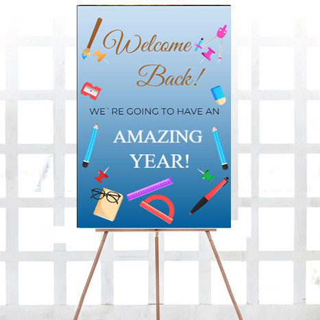 Warm Academic Reception/School Welcome Boards!