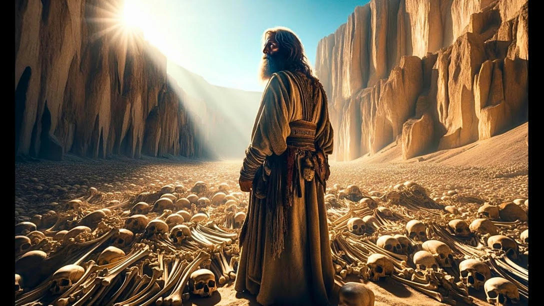 Ezekiel and the valley of dry bones (Bible stor...