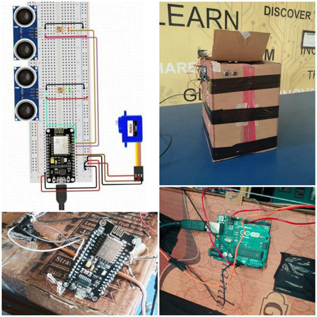 iot based smart dustbin management system | Ras...
