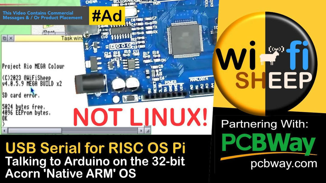 USB Serial & Using #arduino on RISC OS #ras...
