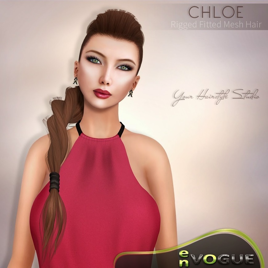 enVOGUE Hairstyle Studio: NEW – MESH HAIR – CHLOE | Second Life Fashion ...