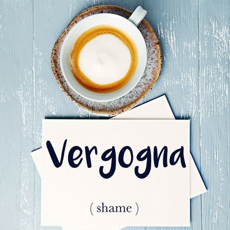 Italian Word of the Day: Vergogna (shame / disg...