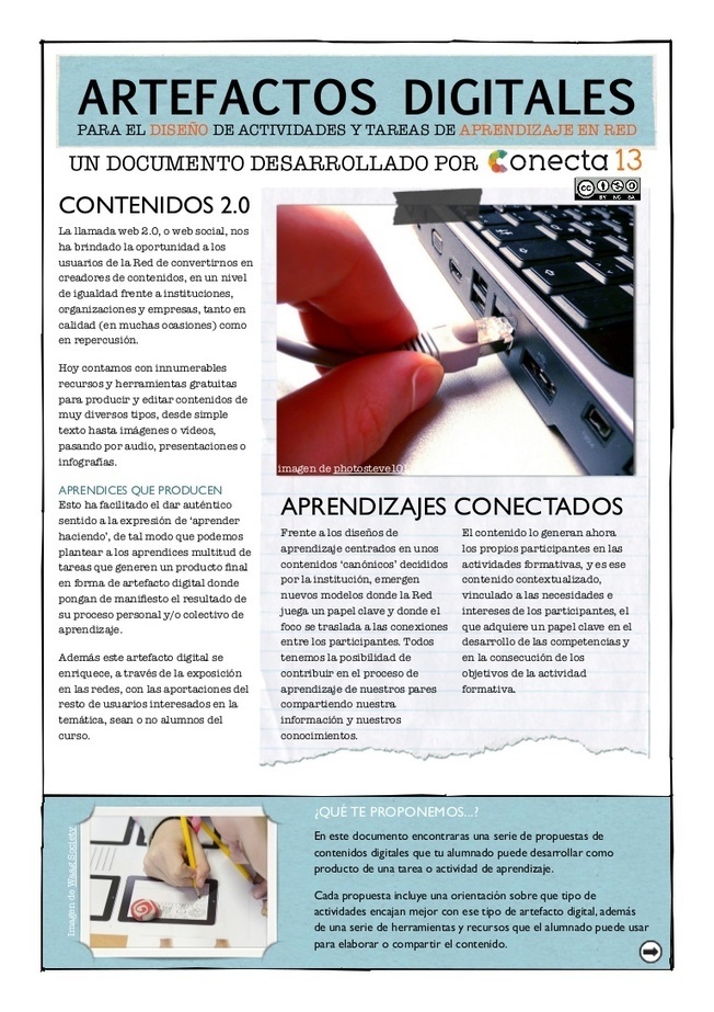 Artefactos Digitales para el Diseño de Actividades y Tareas de Apre ...
