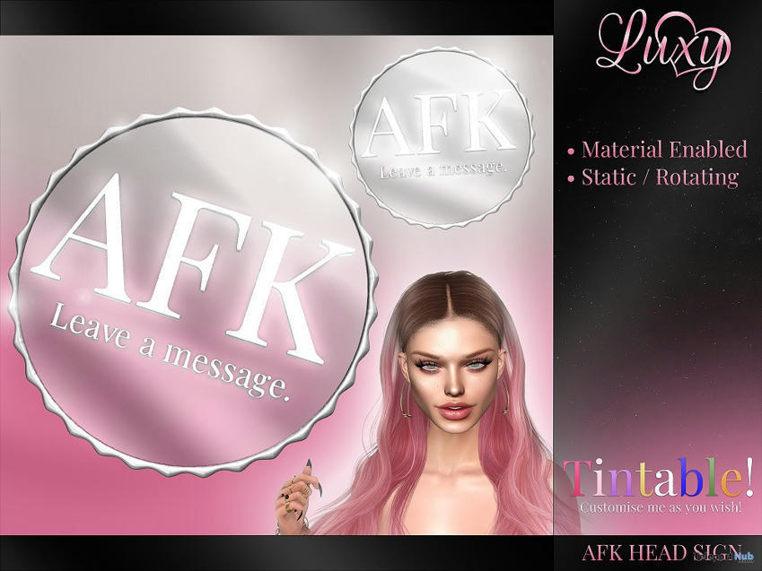 AFK Head Sign August 2023 Gift by Luxy | Telepo...