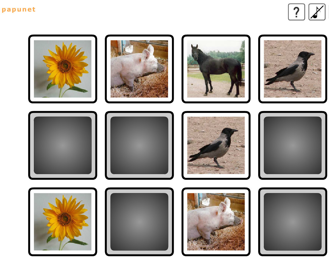 Papunet - Pelisivut - Muistipelit | 1...