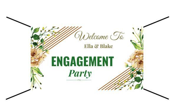 Custom Engagement Photo Booth Banners! | Creati...
