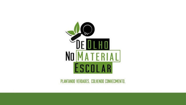 ‘De Olho no Material Escolar’ lan&c...