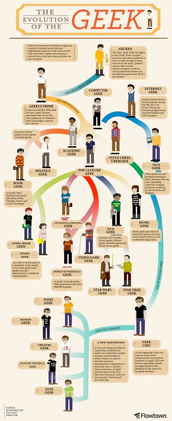 Different Types of Geeks and their Evolutions
