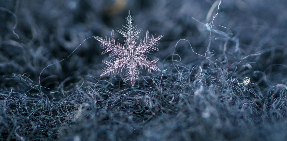 Por qué los copos de nieve son hexagonal...
