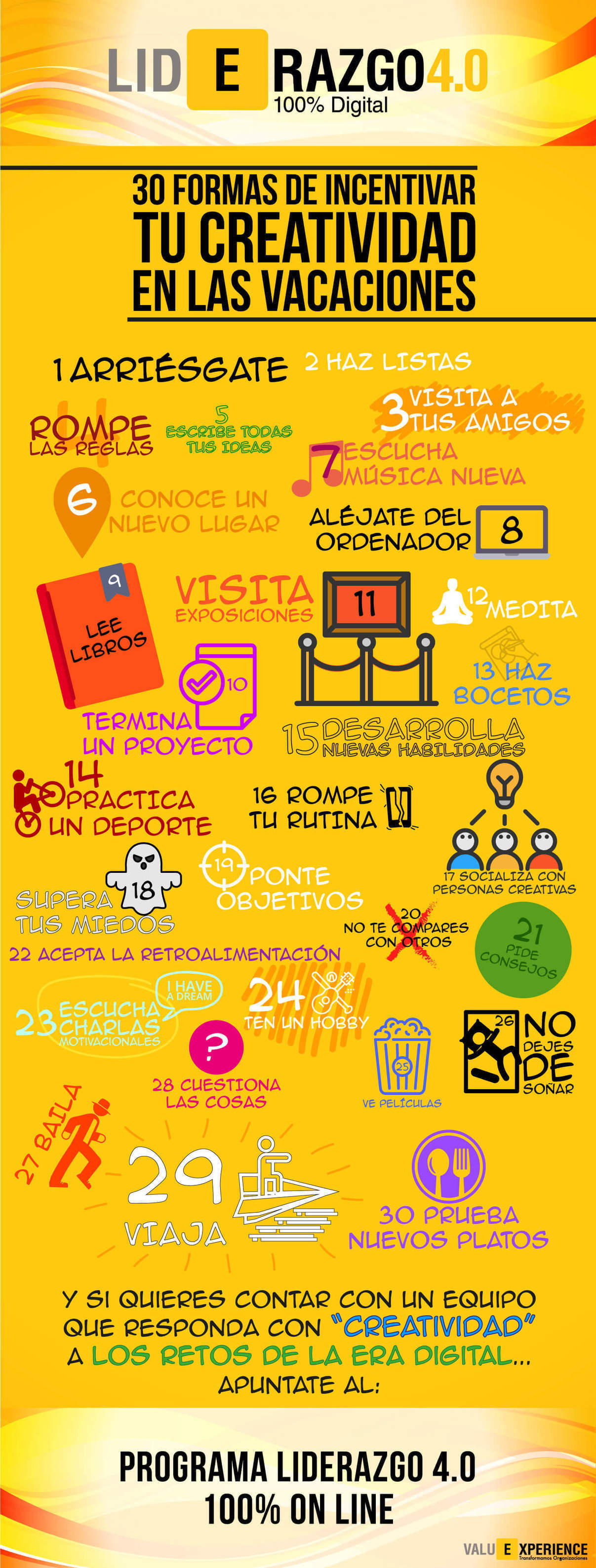 30 formas de incentivar tu creatividad en las v...