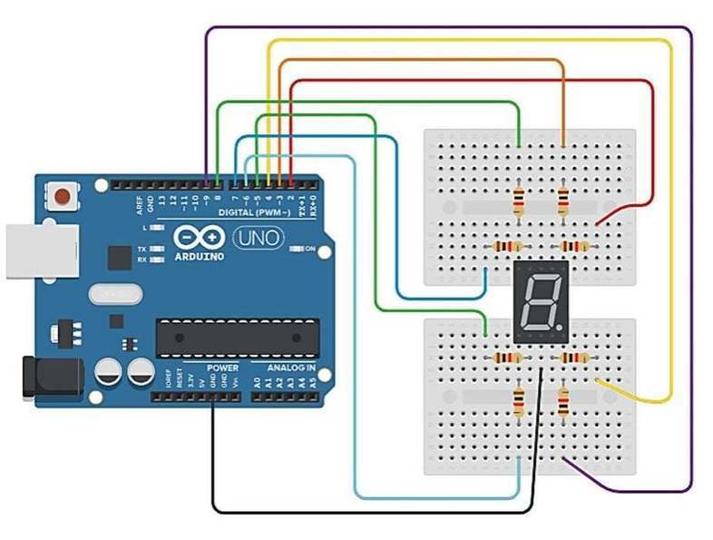 Working With Seven Segment Display Using Arduin