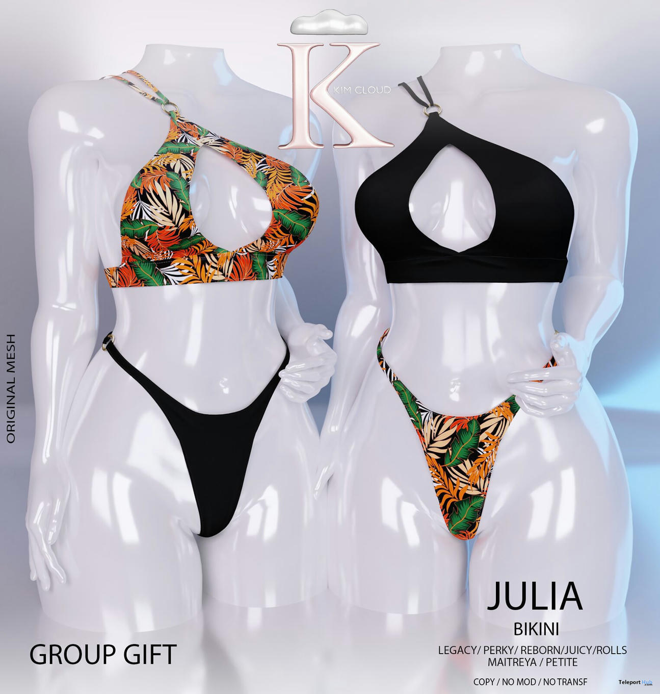 Julia Bikini March 2023 Group Gift by Kim Cloud...