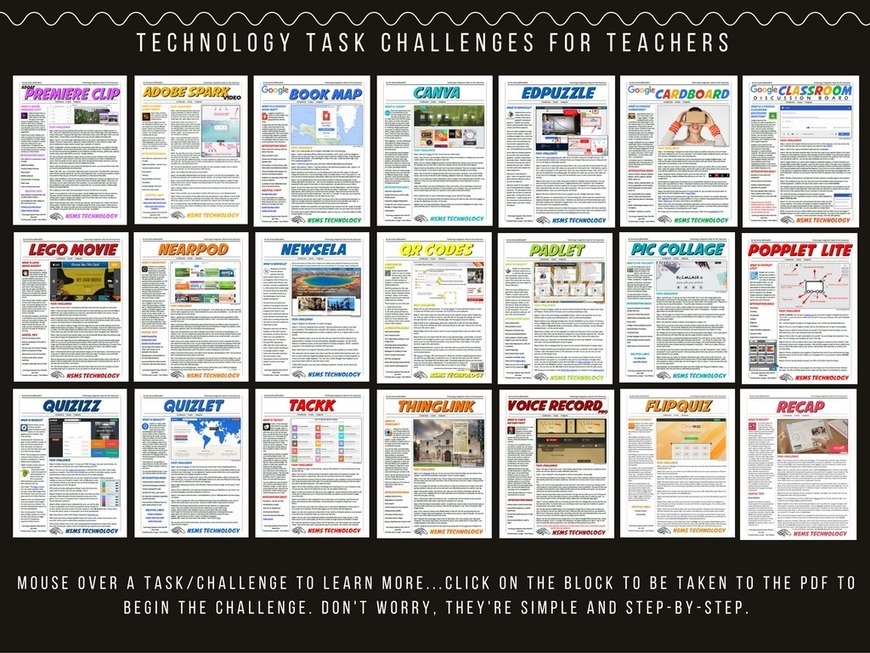 Technology Task/App Challenges for Teachers | D...
