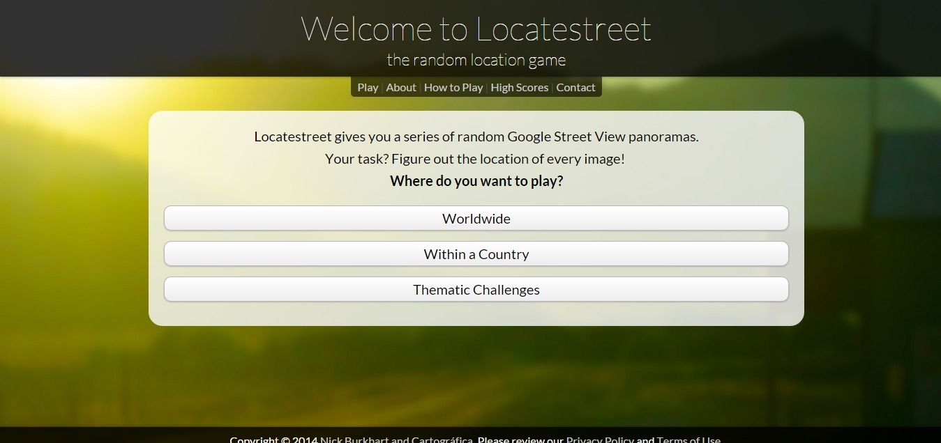 Locatestreet: the random location game | 1Uutis...