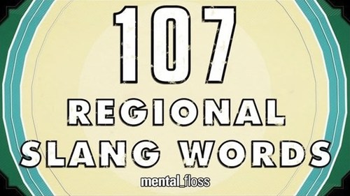Regional slang words – GEOGRAPHY EDUCATION