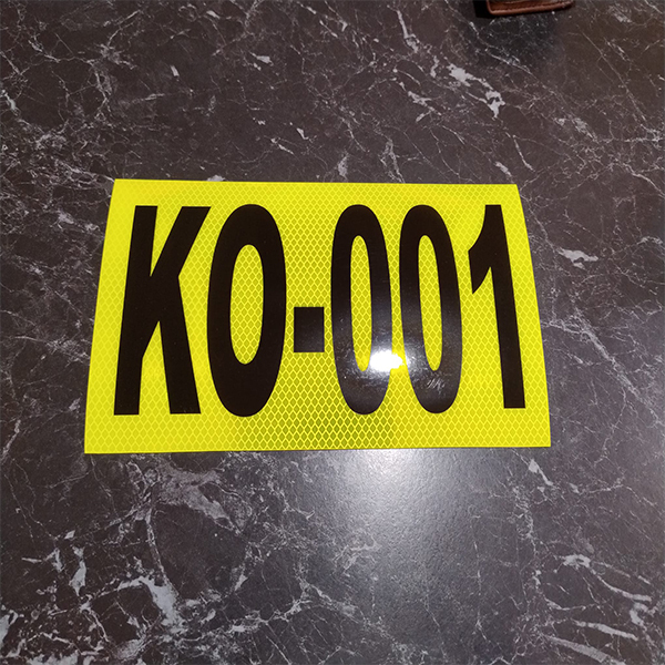 Worksite Entry Signs/Hi-Vis Asset Number Sign!