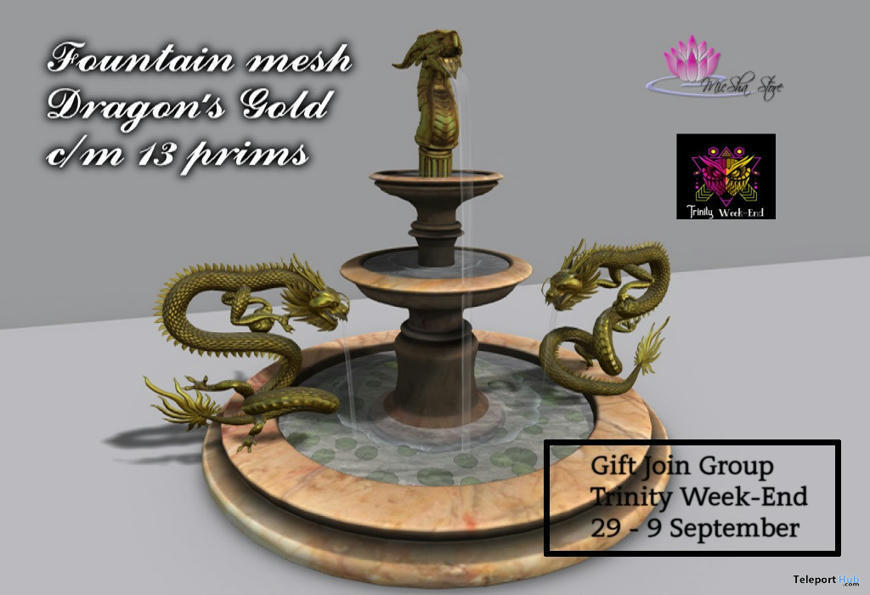 Dragon Fountain Trinity Weekend Event September...