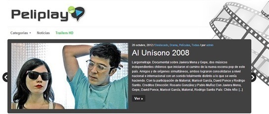 Peliplay, un sitio para ver vídeos y pel...