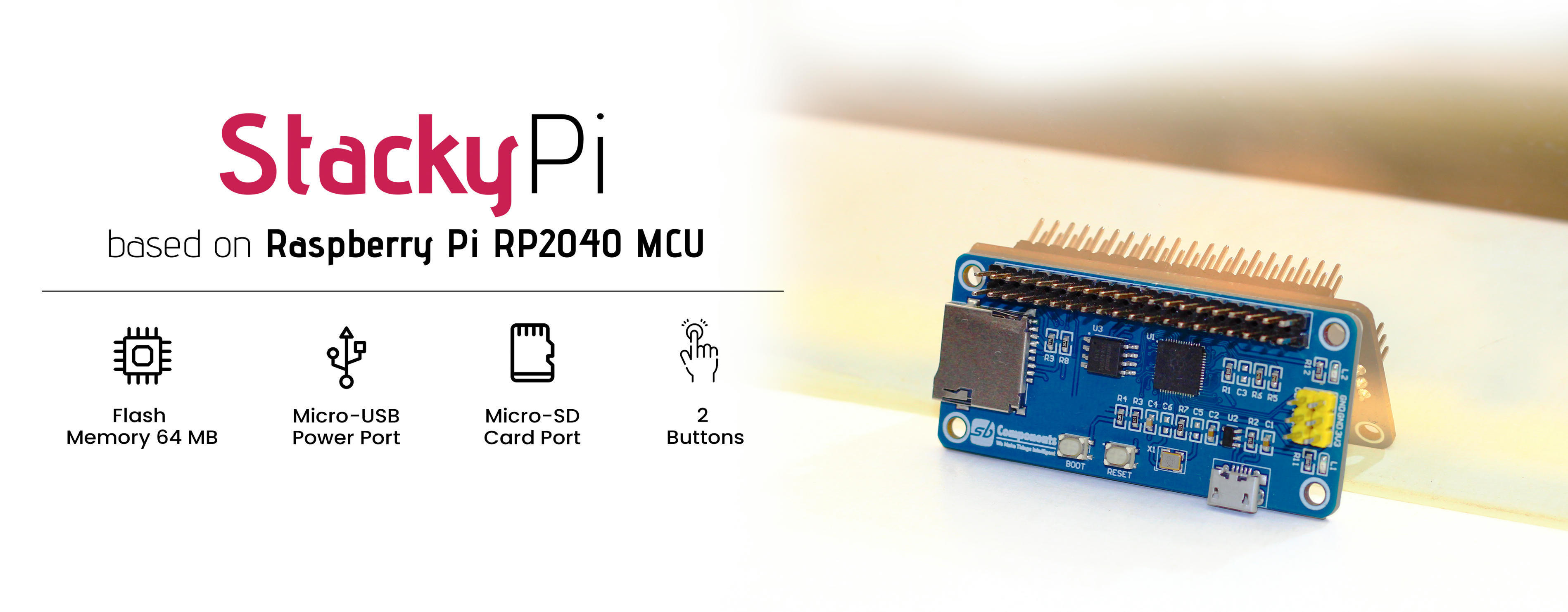 StackyPi : Based on Raspberry Pi RP2040 MCU - S...