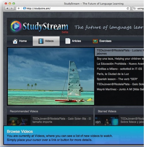 StudyStream – The Future of Language Learning | Lia Sant edufolio