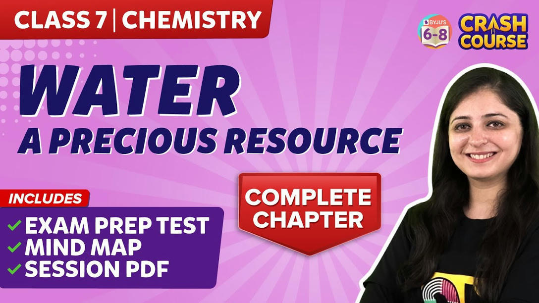 Water A Precious Resource - Complete Chapter