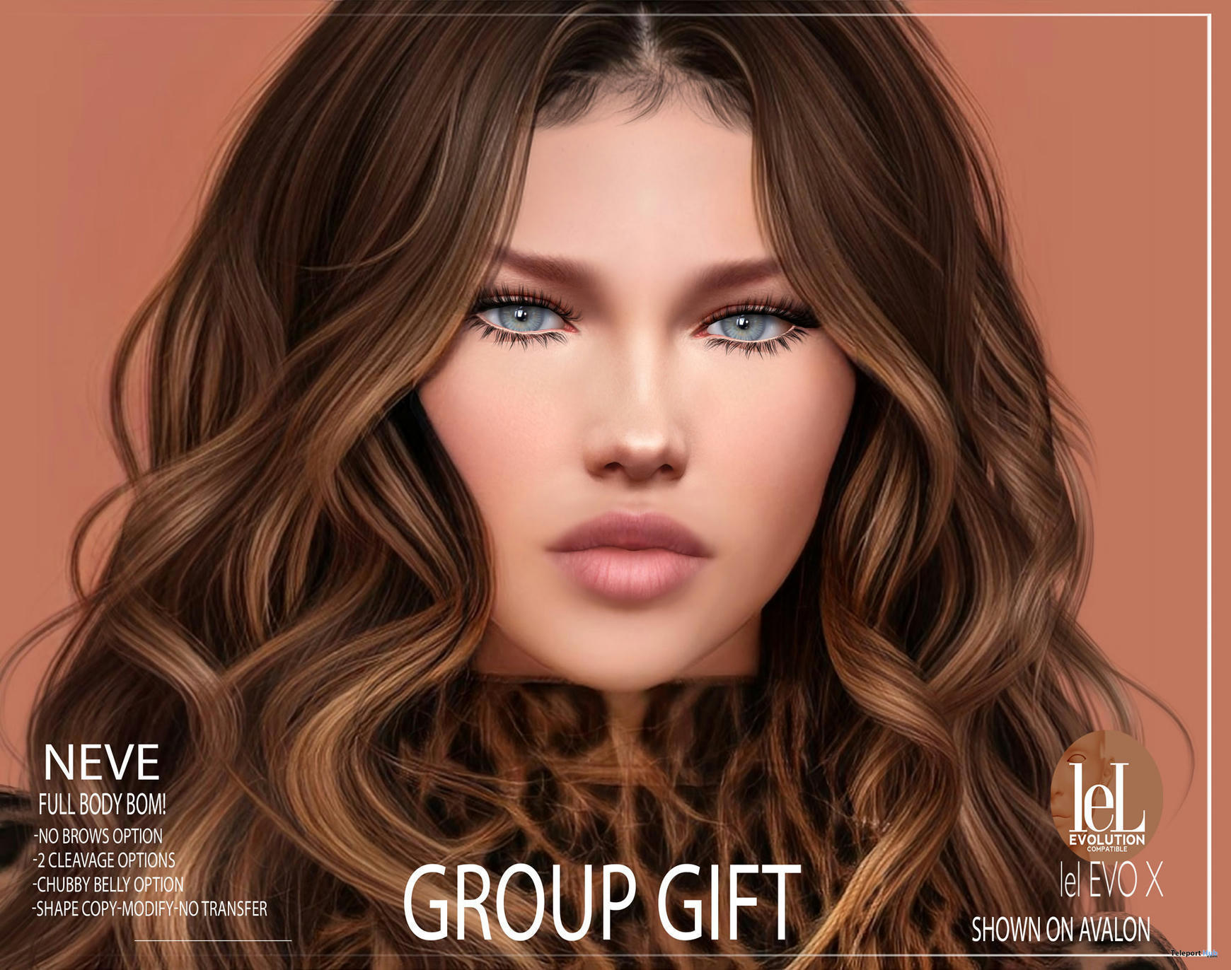Neve Full Body Skin BOM February 2022 Group Gif...