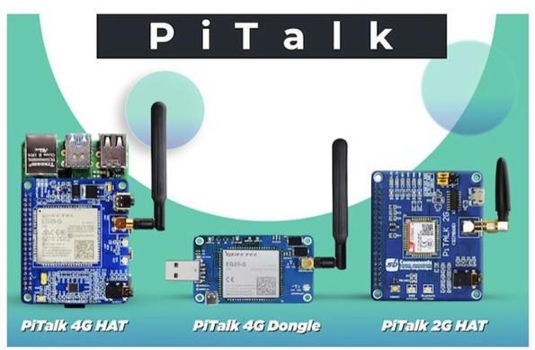 Pitalk 4g Iot Hat For Raspberry Pi Raspberry